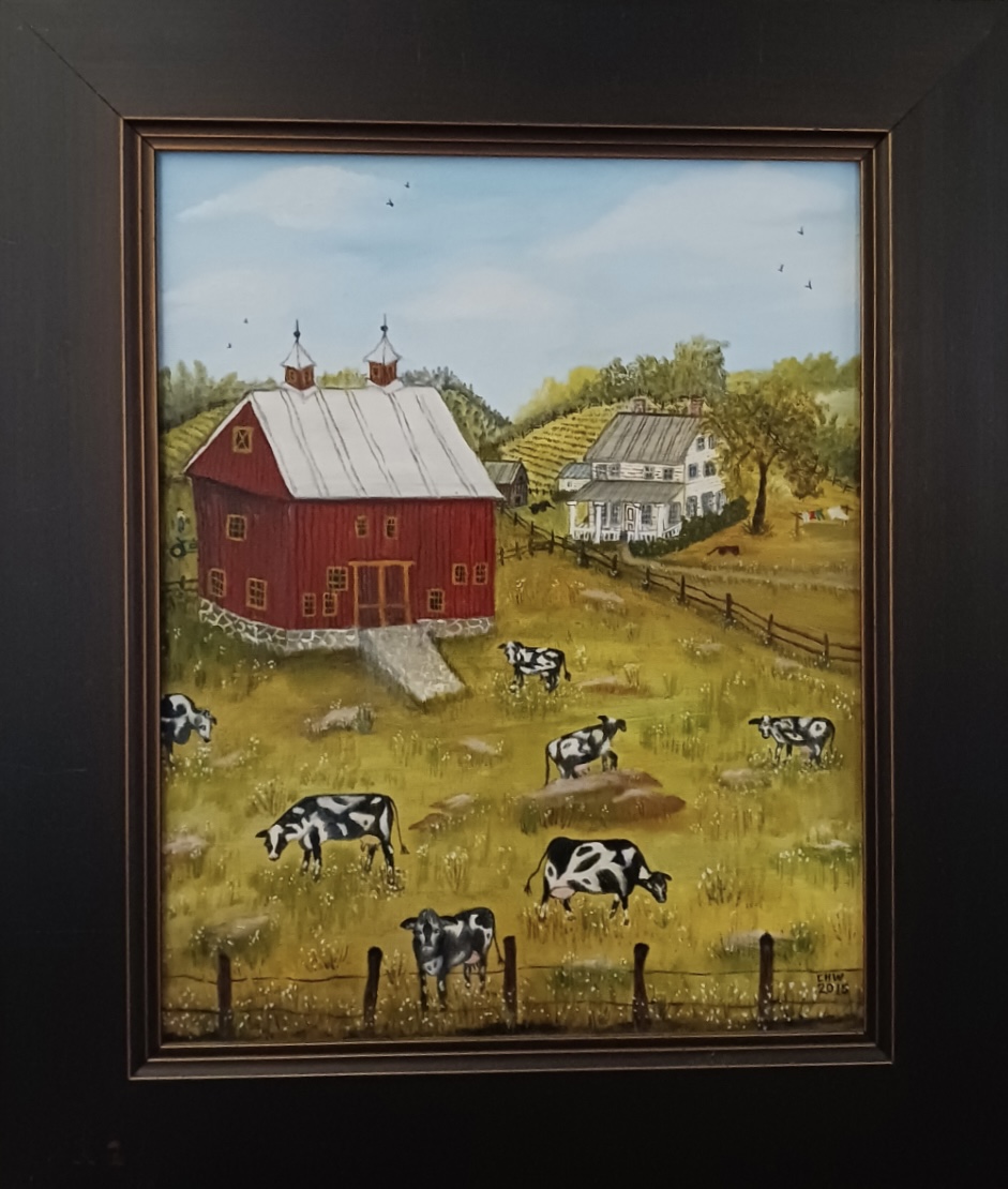 Paintings by Cynthia Hicks Williams – Oil paintings in the Primitive ...